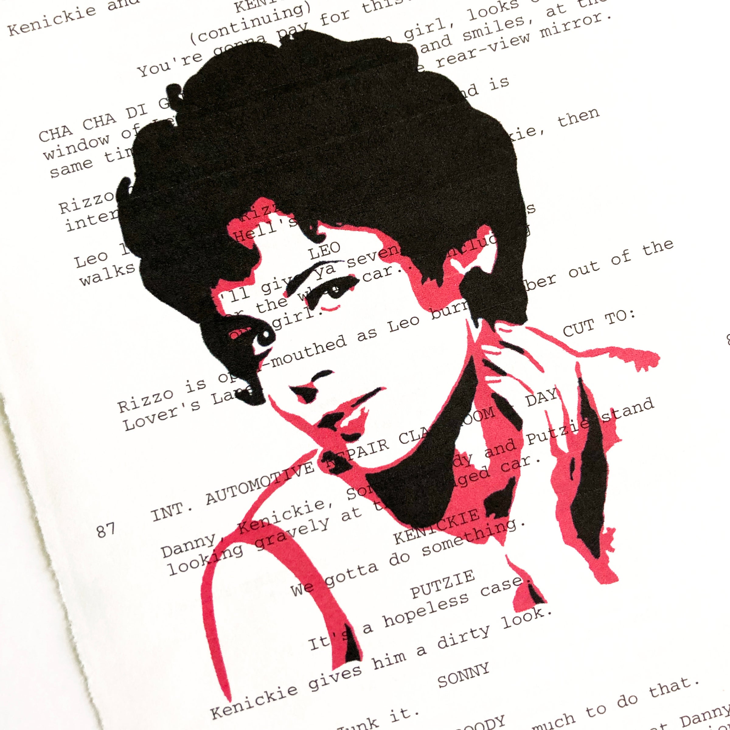 grease movie coloring book