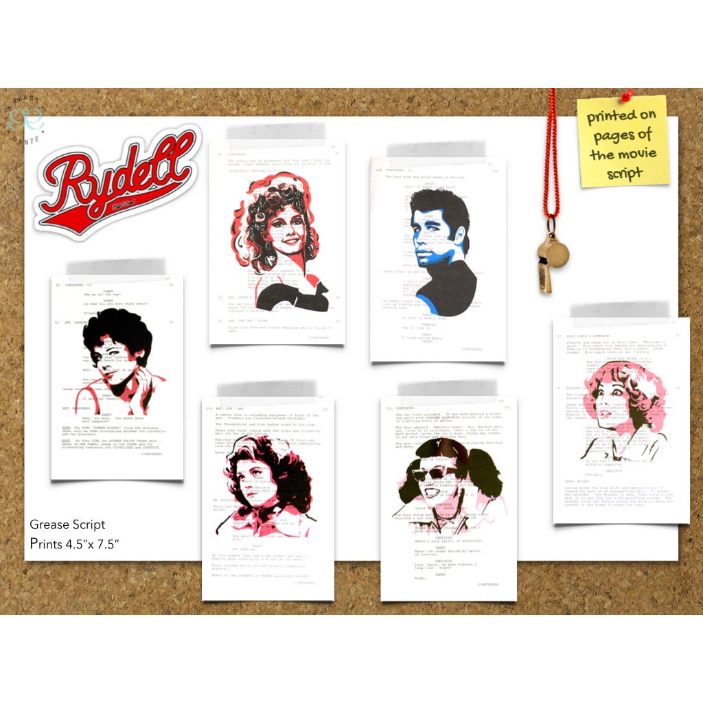 grease movie coloring book