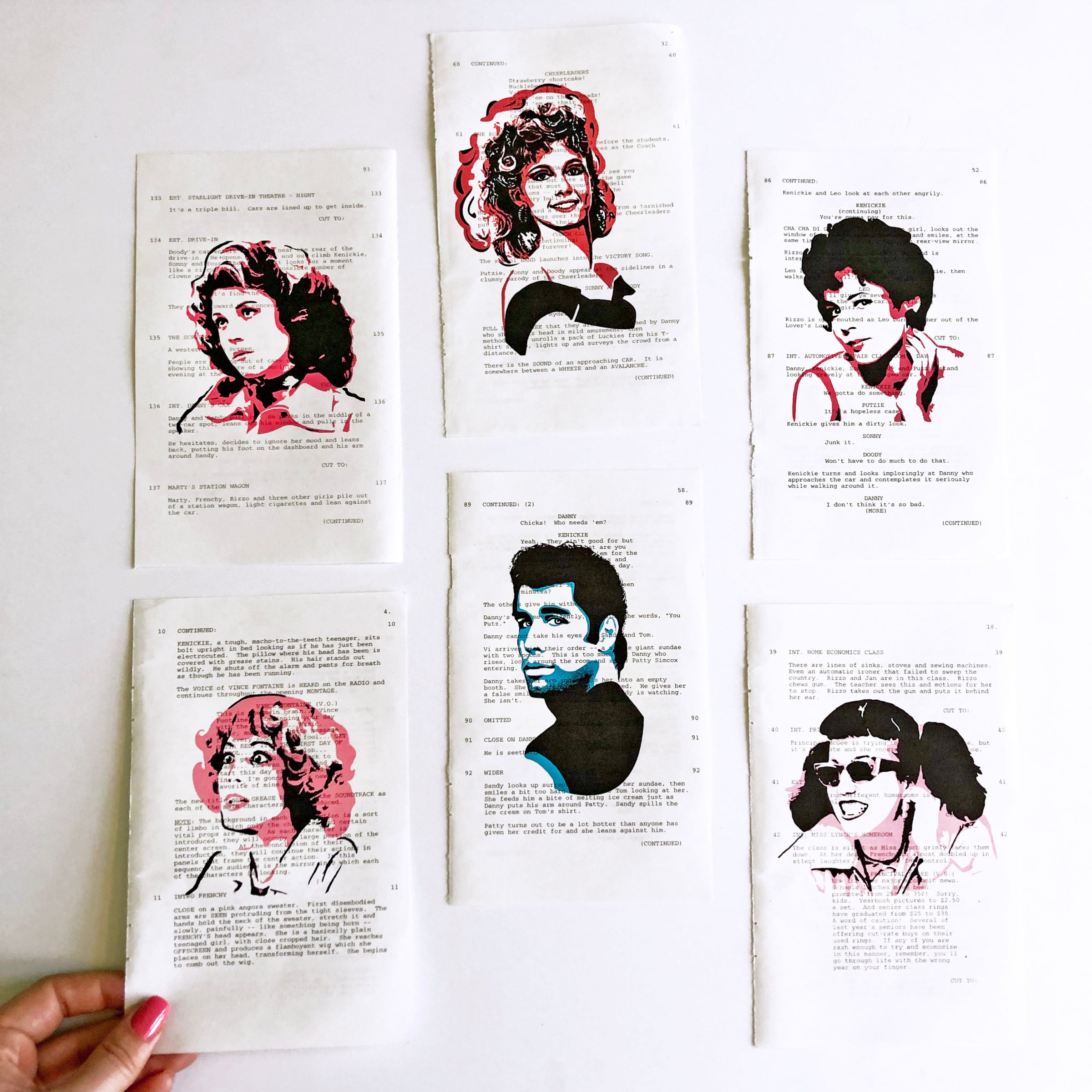 grease movie coloring book