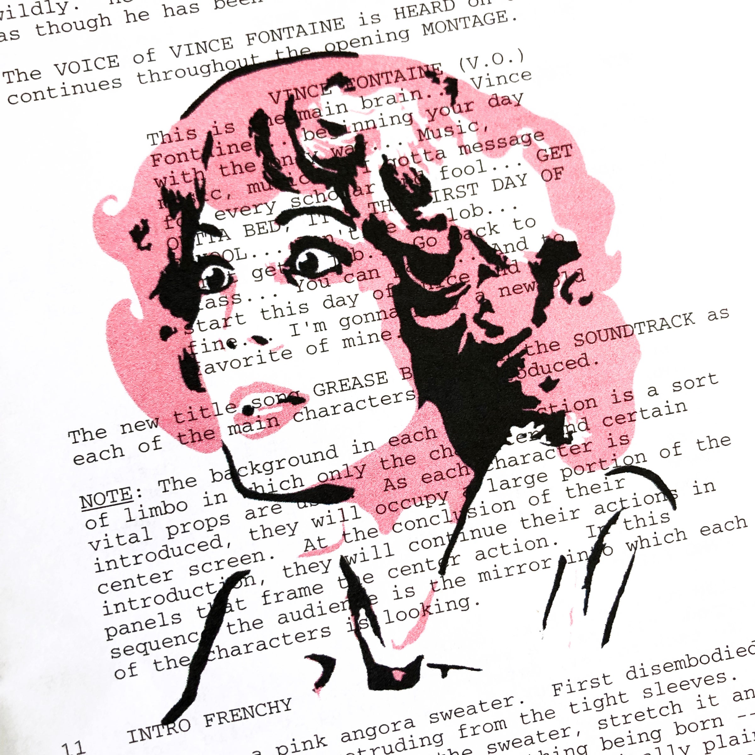 grease movie coloring book