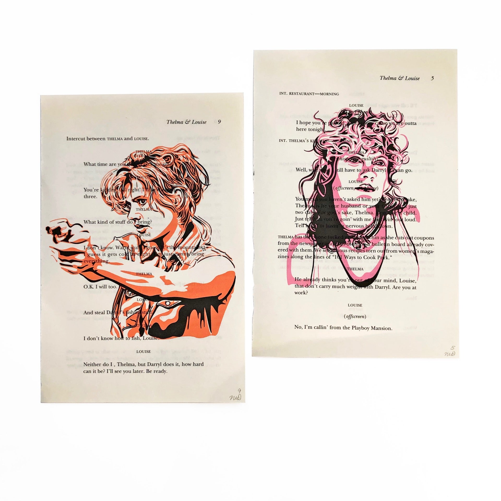 Thelma & Louise Script Prints | Ten Women on Main St.